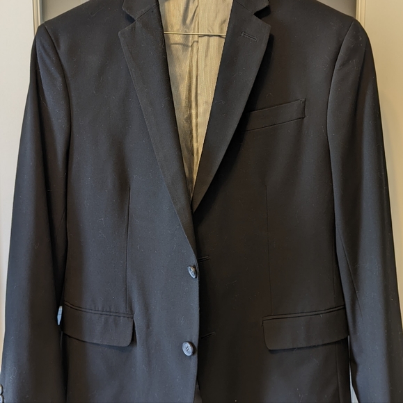 jf j.ferrar | Suits & Blazers | Jferrar Mens Black 3 Piece Suit 4r ...